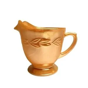 Anchor Hocking | Kitchen | Vtg Fireking Peach Sheaves Of Wheat Luster ...